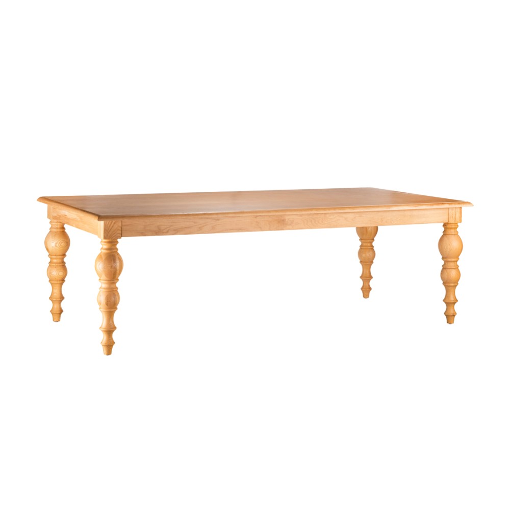 Rustic Wood Table - B & B Party Rentals