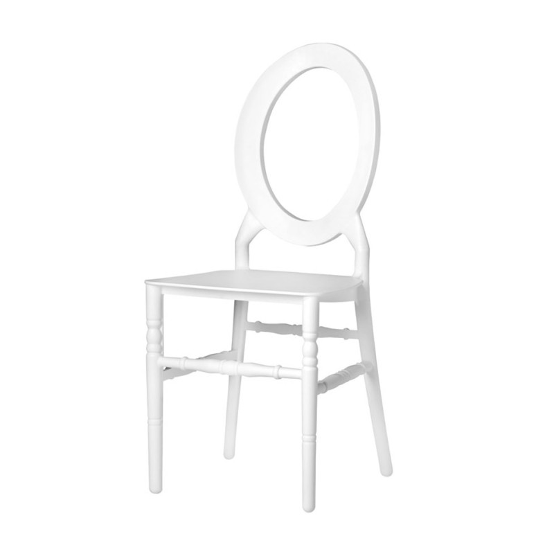 Clear Cross Back Chair - B & B Party Rentals